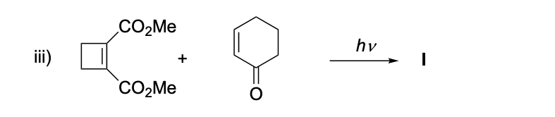 Solved CO2Me hy iii) + 1 CO2Me O | Chegg.com