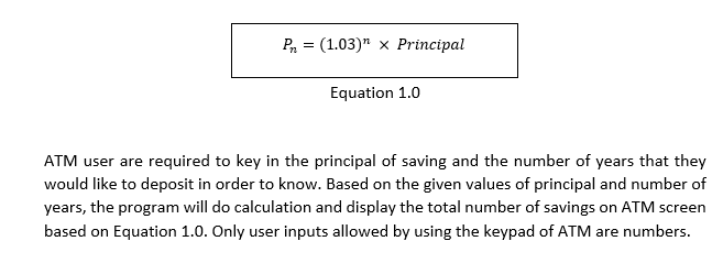 Solved Using JAVA, develop a calculator for Fix Deposit to | Chegg.com