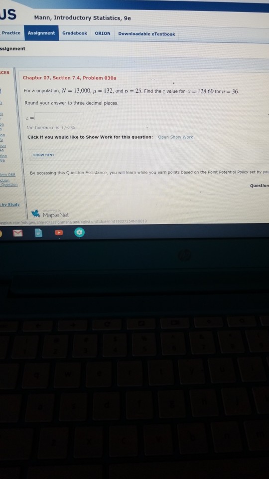 Solved JS Mann, Introductory Statistics, 9e Practice | Chegg.com