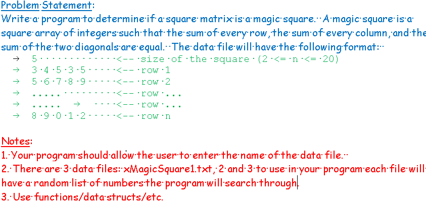 Solved Problem Statement: Write a program to determine if a | Chegg.com