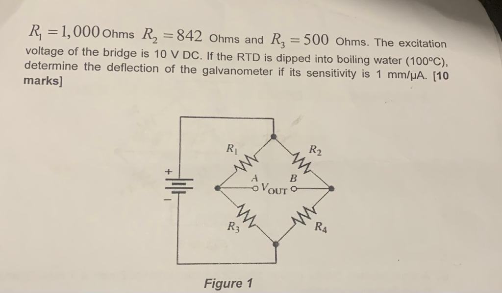 Solved B. A copper resistance temperature detector (RTD) | Chegg.com