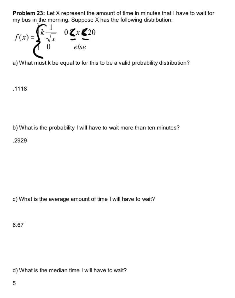 Solved Problem 23: Let X represent the amount of time in | Chegg.com