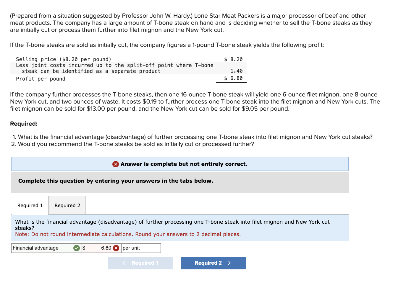 Solved (CH 13 ﻿Q3Prepared from a situation suggested by | Chegg.com