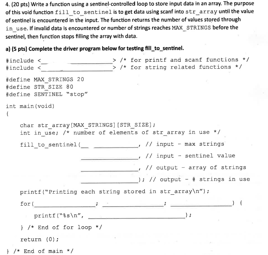Solved b) (5 pts) Write the function declaration/prototype | Chegg.com Solved b) (5 pts) Write the function declaration/prototype | Chegg.com