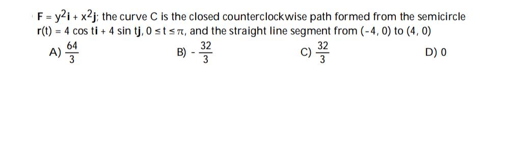 Solved Calculate the flux of the field F across the | Chegg.com