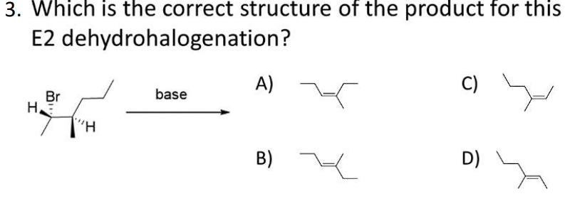 Solved which is the correct structure of the product for | Chegg.com