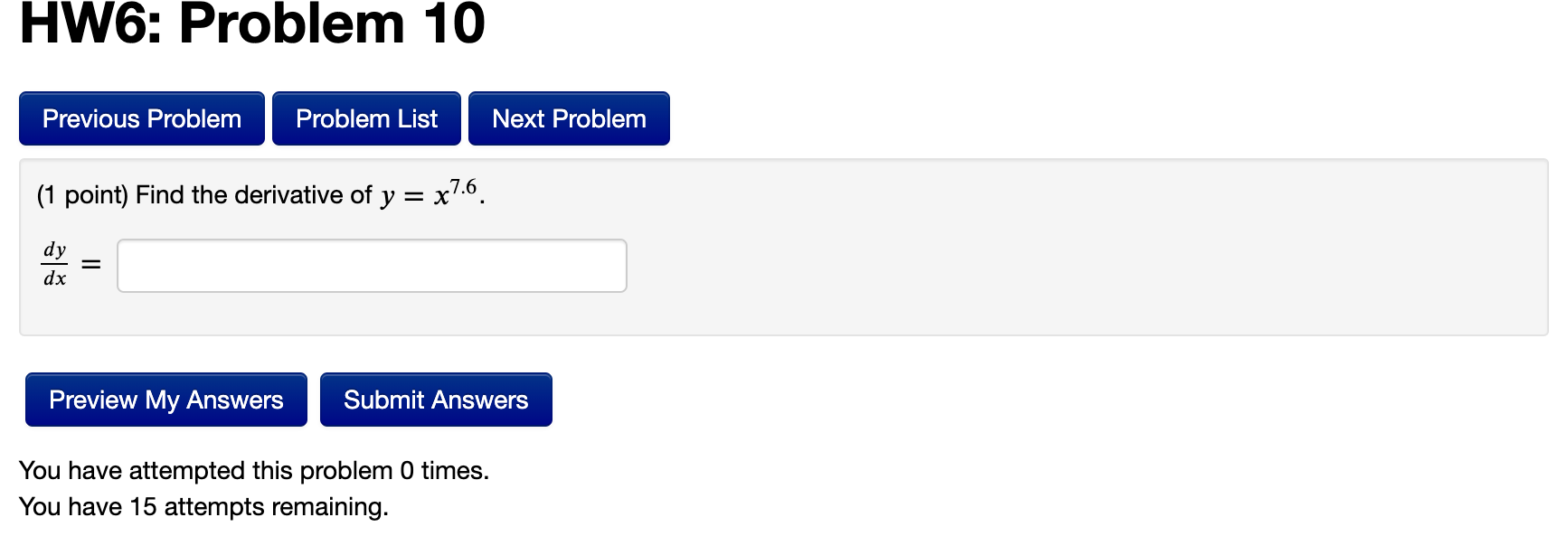 Solved Hw6 Problem 10 Previous Problem Problem List Next 