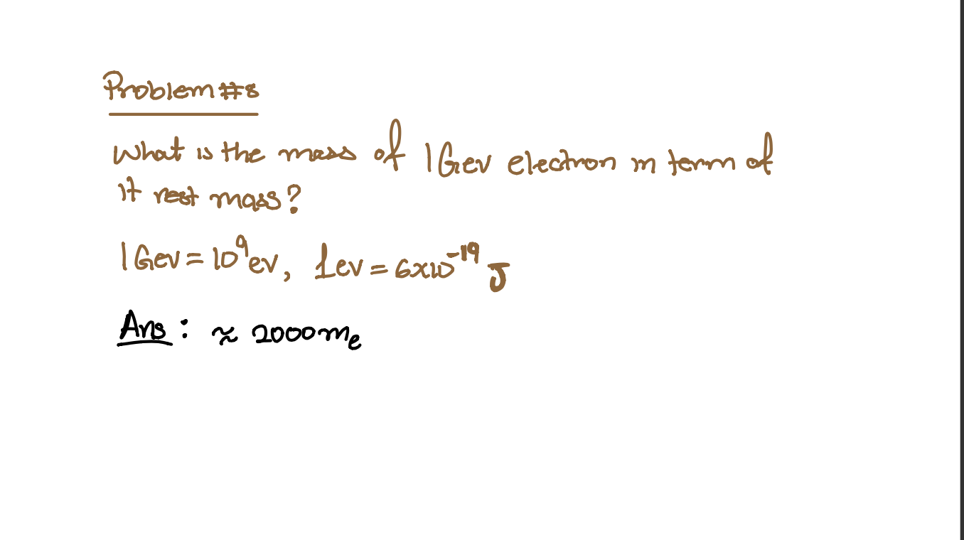 Solved Problem 1: A particle called mu - meson ( M- mean) | Chegg.com