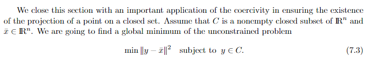 Solved 6) Assume that C is a nonempty closed subset of R" | Chegg.com