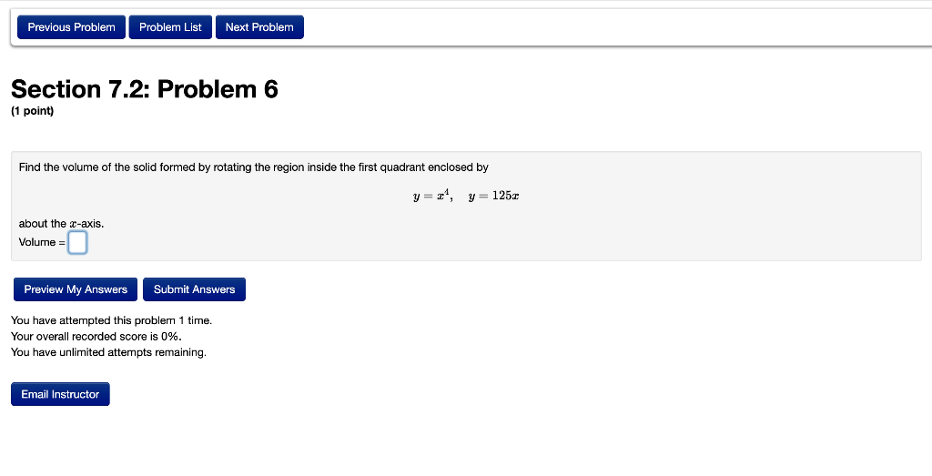 Solved Previous Problem Problem List Next Problem Section | Chegg.com