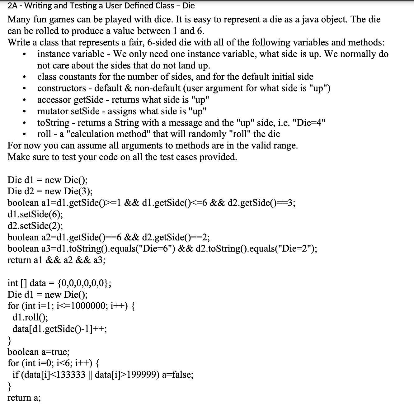 Solved Exercise 1.7. Why do we need accessors? What rules of | Chegg.com