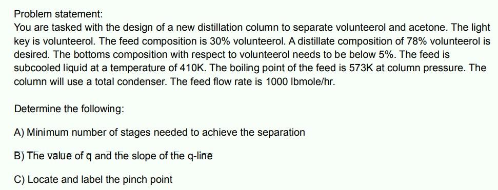 Solved Problem statement: You are tasked with the design of | Chegg.com