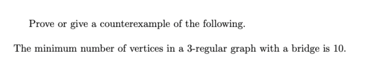 Solved Prove or give a counterexample of the following. The | Chegg.com