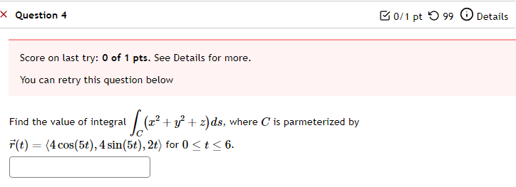 Solved Score on last try: 0 of 1 pts. See Details for more. | Chegg.com