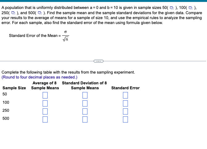 A population that is uniformly distributed between | Chegg.com