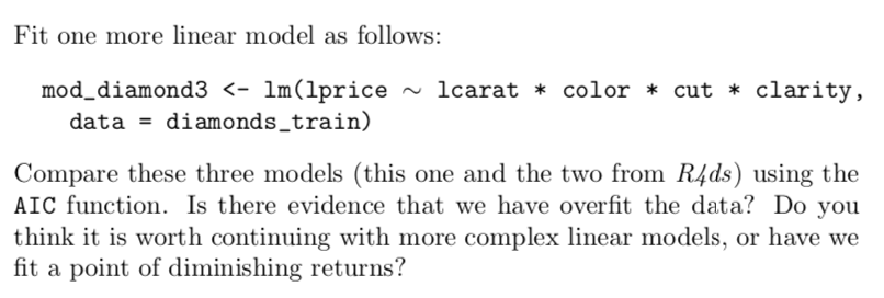 Load ggplot2 and dplyr packages. Using the diamonds | Chegg.com