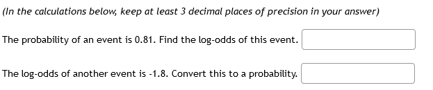 Solved (In the calculations below, keep at least 3 decimal | Chegg.com