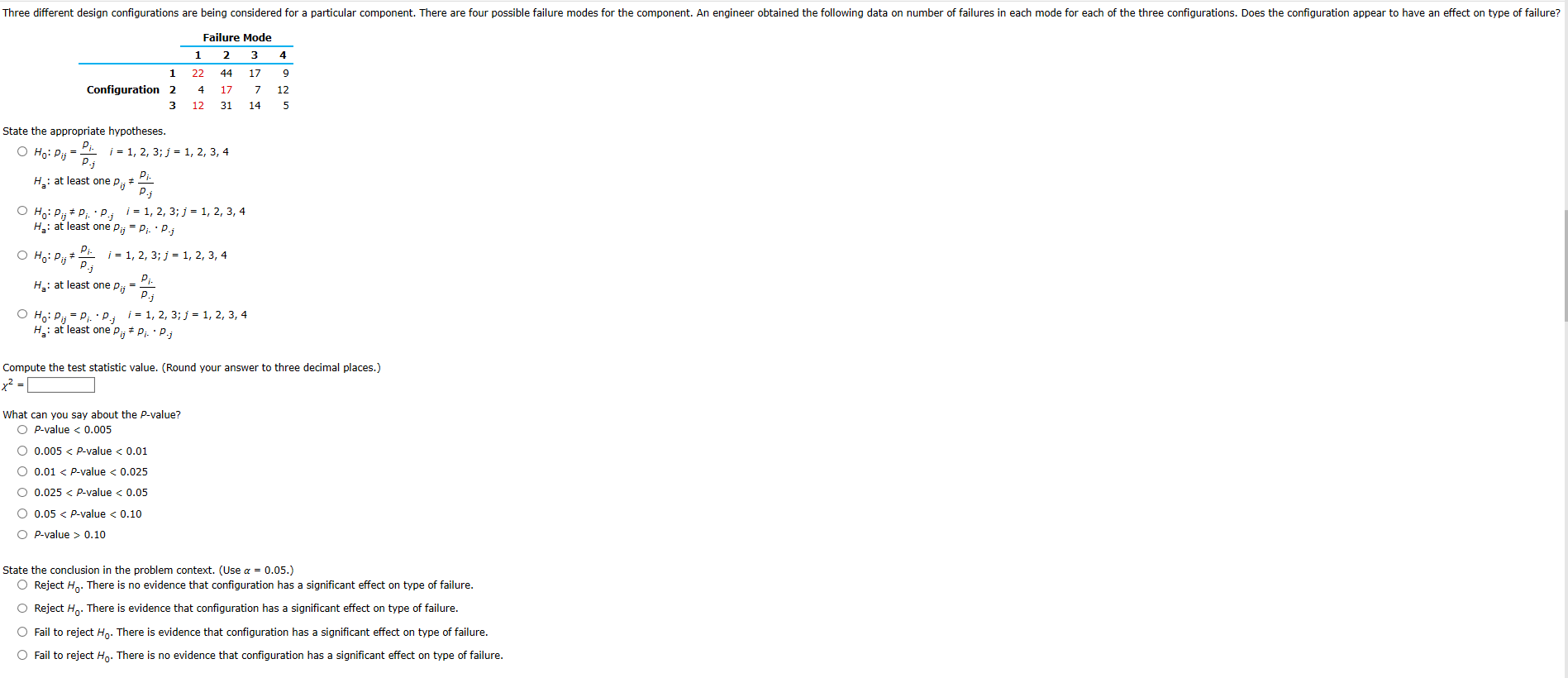 Solved Three different design configurations are being | Chegg.com