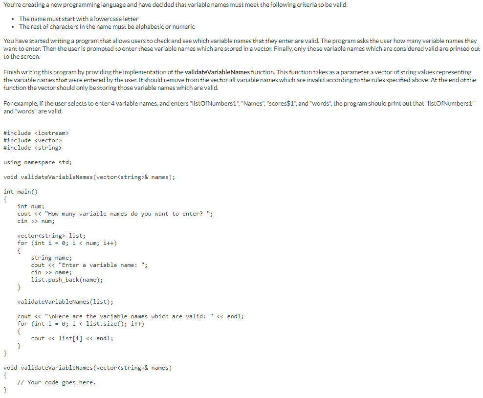 Solved You're creating a new programming language and have | Chegg.com
