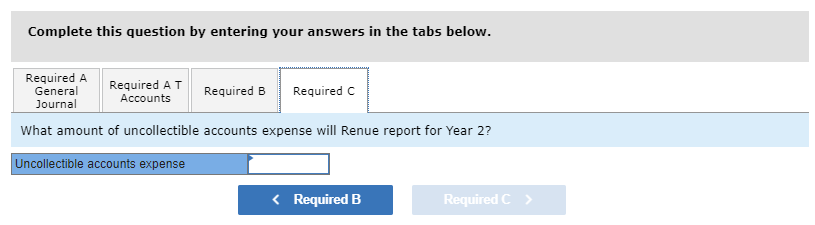 Solved The accounts recelvable balance for Renue Spa at | Chegg.com