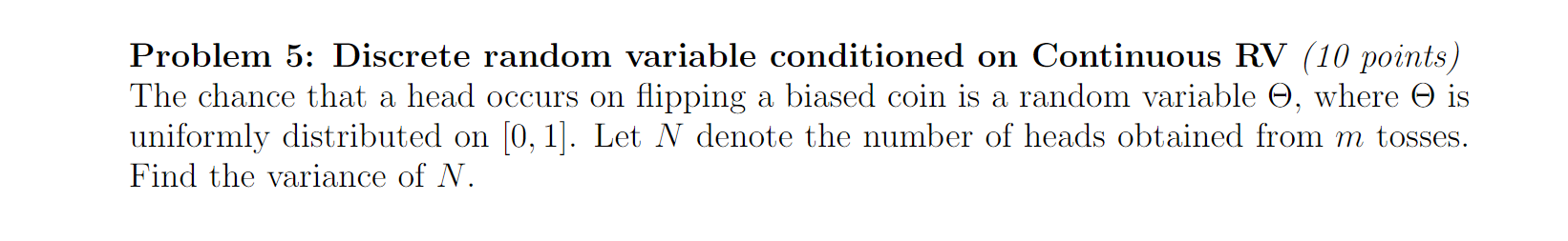 Solved Problem 5: Discrete random variable conditioned on | Chegg.com