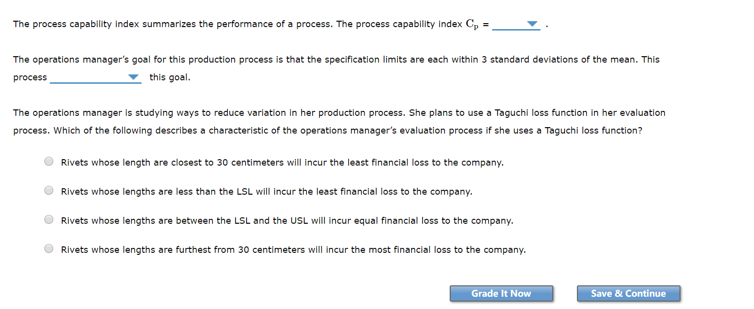 Solved 4. Concepts of reducing variation in production The | Chegg.com