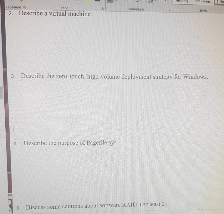 Solved 2 through 5 please and I request a long answer and | Chegg.com