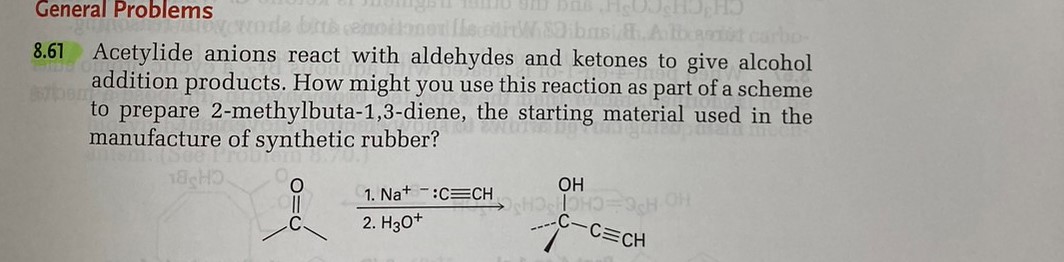 Solved acetylide anions react with aldehydes and ketones to | Chegg.com