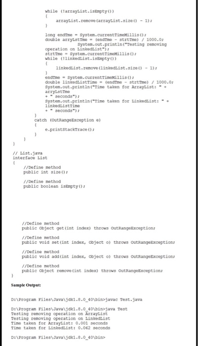 Solved In java! The first one is hw6 which needs to be done | Chegg.com