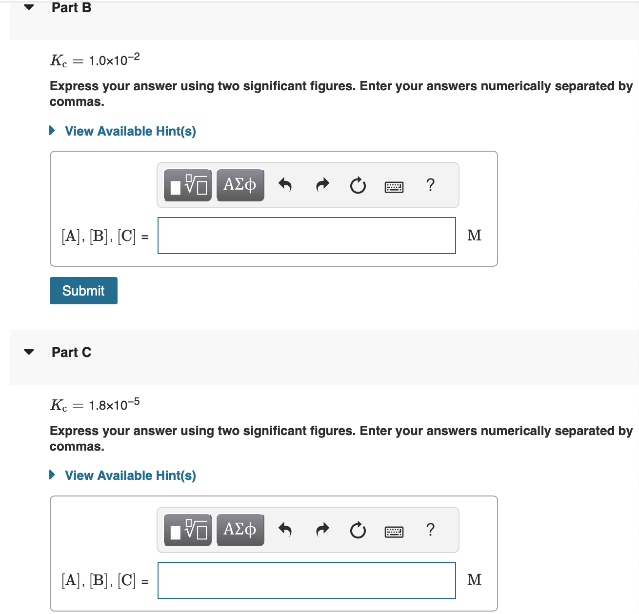 Solved Consider the following | Chegg.com