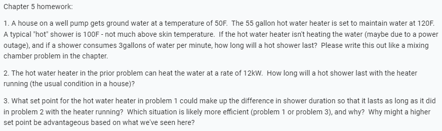 Thermodynamics Chapter 5: Mass and Energy Analysis of | Chegg.com