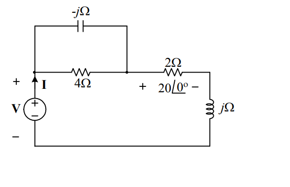 Solved Draw the phasor diagram for the given circuit. | Chegg.com