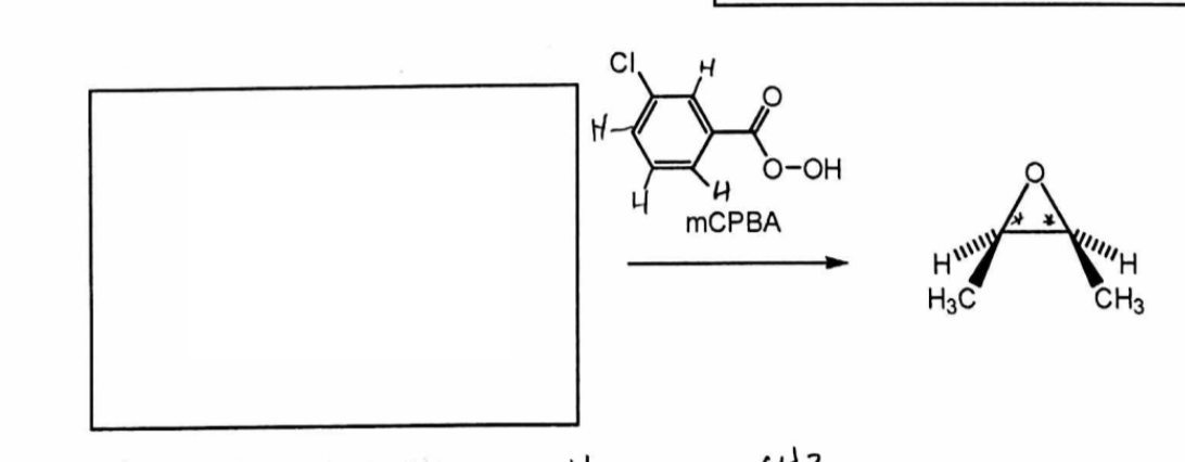Solved СІ н Н- О-ОН и mCPBA упп H3C CH3 я | Chegg.com