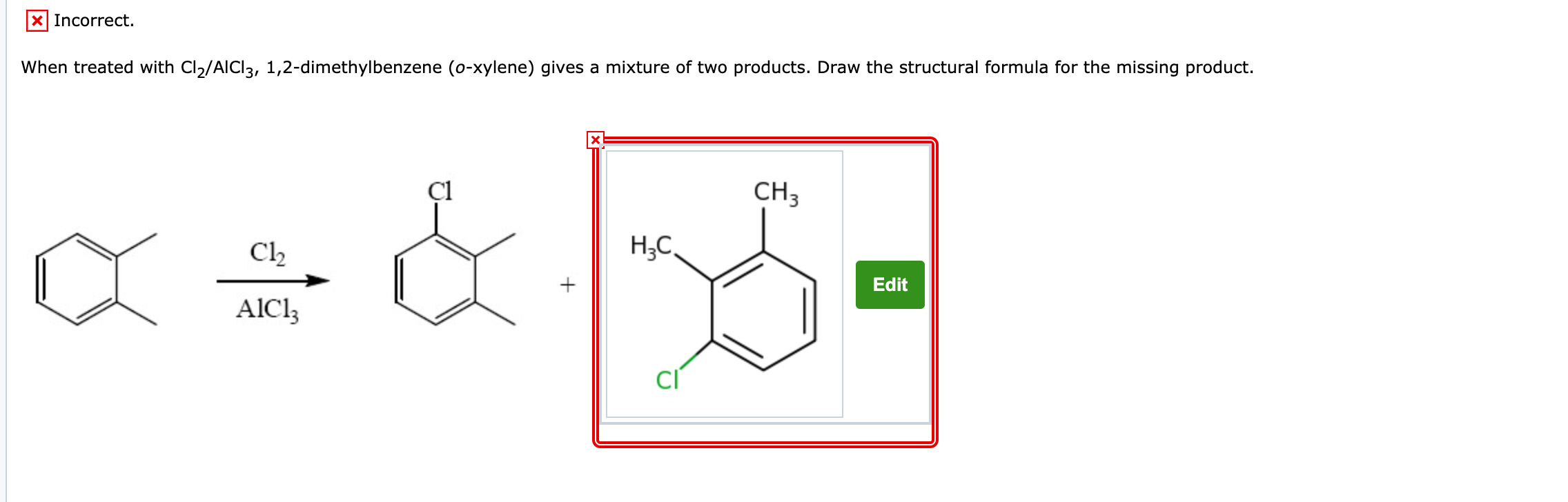 Xylene Structural Formula