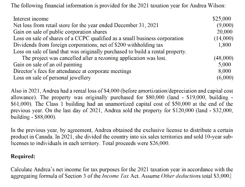 The following financial information is provided for | Chegg.com