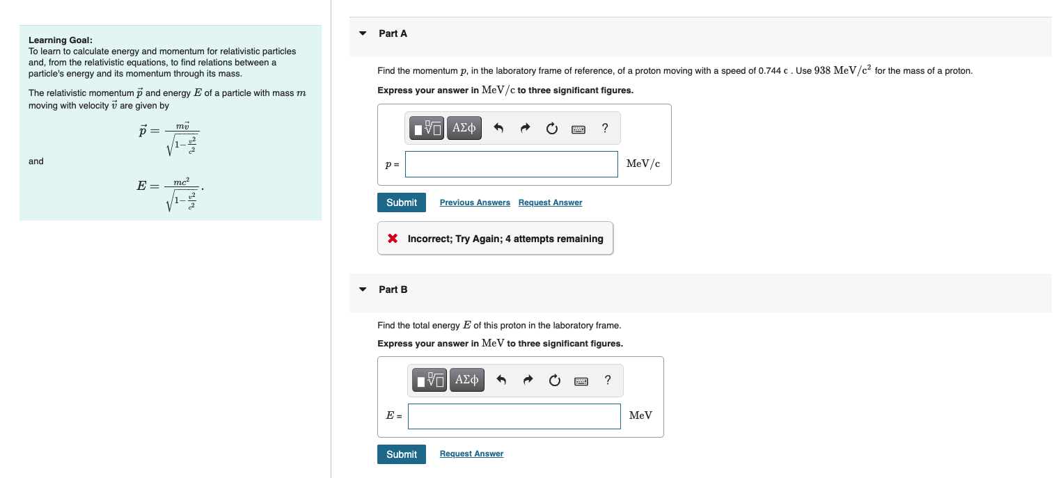 Solved Learning Goal: To learn to calculate energy and | Chegg.com