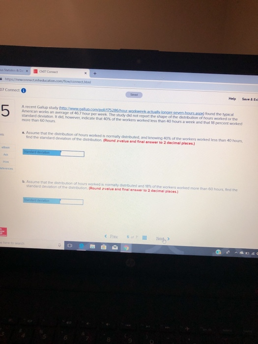 Solved CH07 Connect 07 Connect Help Save & Exi A recent | Chegg.com