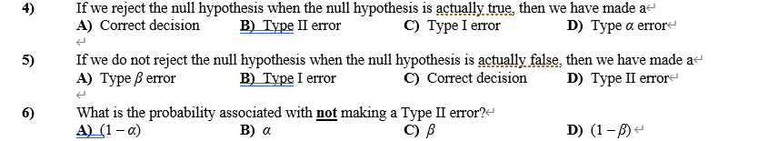 Solved If we reject the null hypothesis when the null | Chegg.com