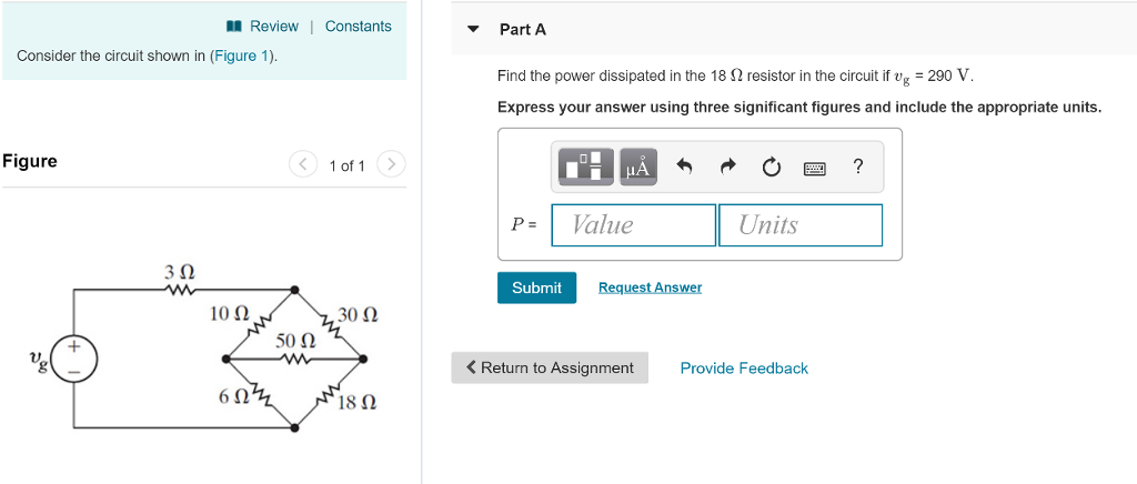 Consider the circuit shown in Figure 1. Find the | Chegg.com