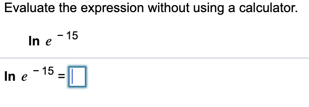 Solved Evaluate the expression without using a calculator. | Chegg.com