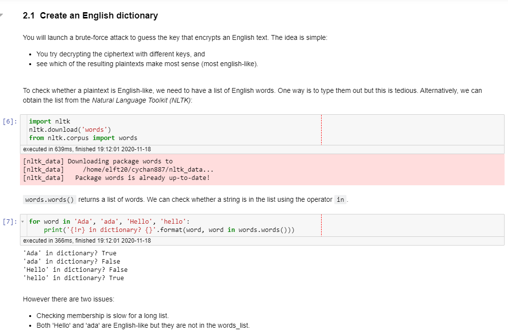 2.1 Create an English dictionary You will launch a | Chegg.com