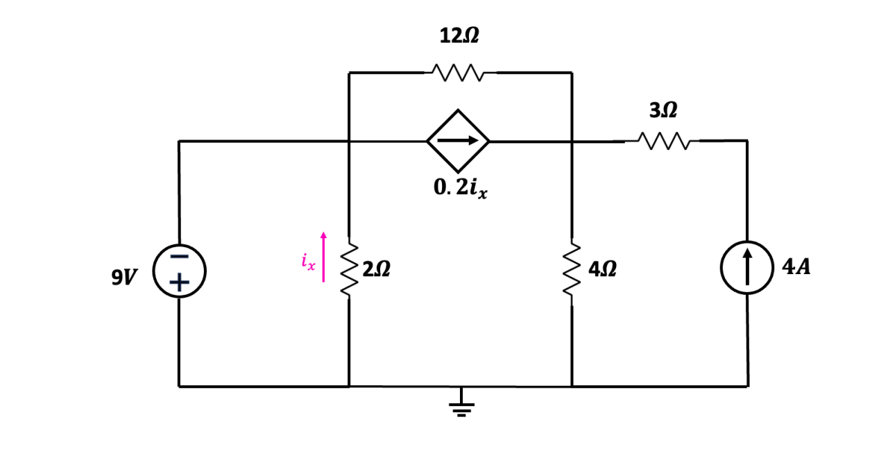 Solved For the circuit shown below: (a) Determine the value | Chegg.com
