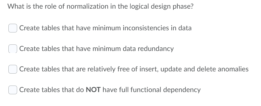 Solved A mechanism for linking two tables i.e. creating a | Chegg.com