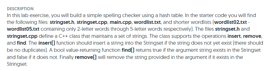 Solved DESCRIPTION In this lab exercise, you will build a | Chegg.com