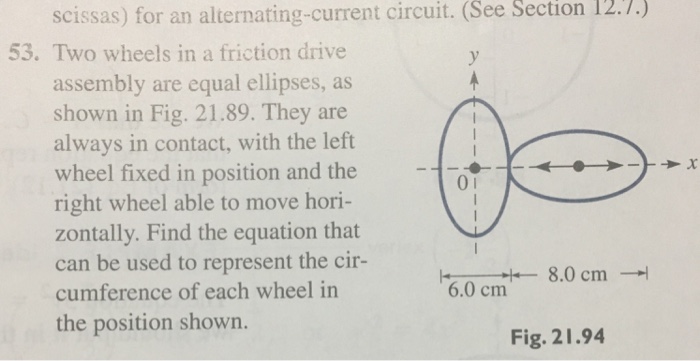 Solved Two wheels in a friction drive assembly are equal | Chegg.com