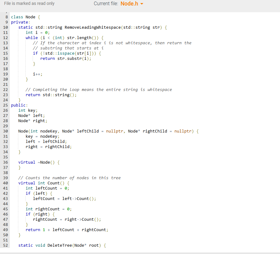 Solved Need help in C++. Code is not passing all the tests. | Chegg.com