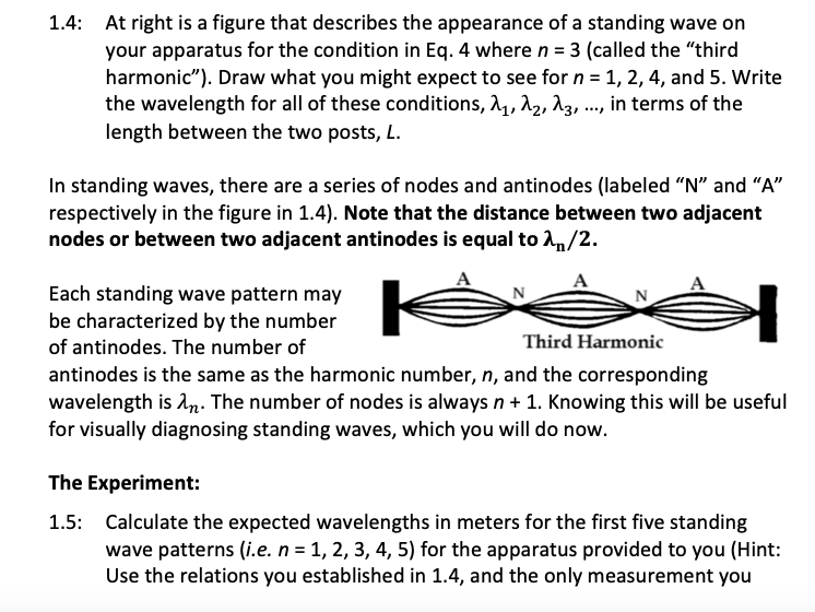 Solved 1.4: At right is a figure that describes the | Chegg.com