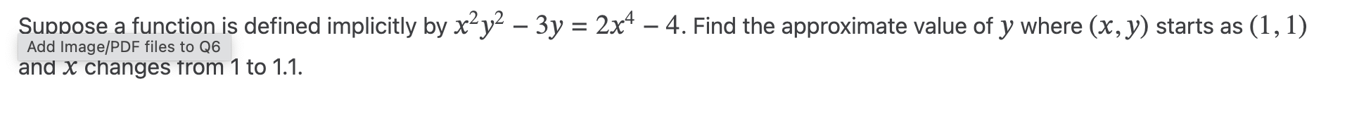 Solved Suppose a function is ﻿defined implicitly | Chegg.com