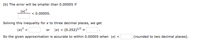 Solved EXAMPLE 2 (a) What is the maximum error possible in | Chegg.com