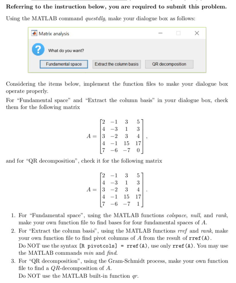 Solved Referring to the instruction below, you are required | Chegg.com